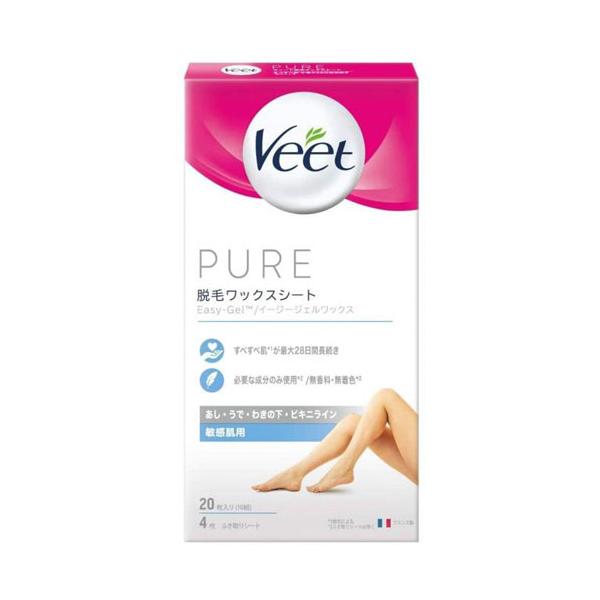 ピュアワックスシート                              ●除毛ワックスシート敏感肌用。●すべすべ肌(※1)が最大28日間長続き※1…除毛による。レキットベンキーザー・ジャパン / RB / れきっとべんきーざー