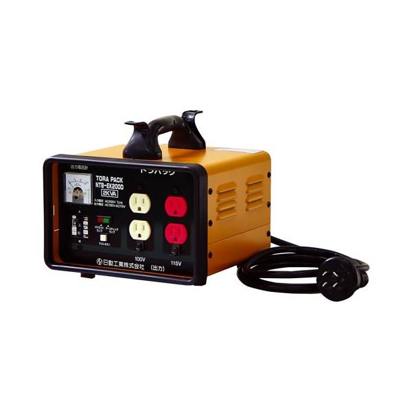【電線長（m）】2m【入力】200V【出力】100V・115V【容量】2KVA【出力コンセント】単相 100V× 2、単相 115V× 2【入力プラグ】200V 接地 3P 20A【保護機能】過負荷漏電しゃ断器（15A/15mA感度）【仕様...