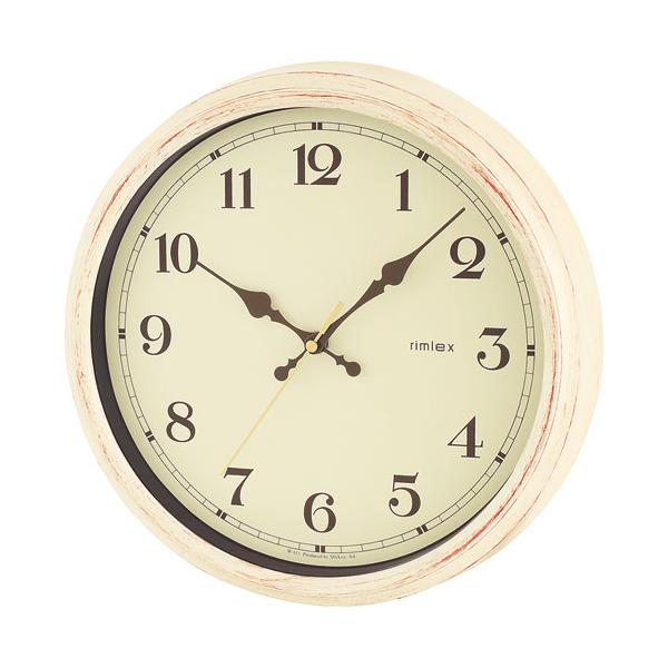 シャビー感のあるスクラッチ塗装がお洒落なフレンチ風デザイン。インテリアとしてお部屋を彩ります●時刻を自動で修正する電波時計●しっかりと時を刻むステップ秒針●夜に秒針がコチコチ動かない夜間秒針停止機能付き■商品詳細サイズ：約280x280x5...