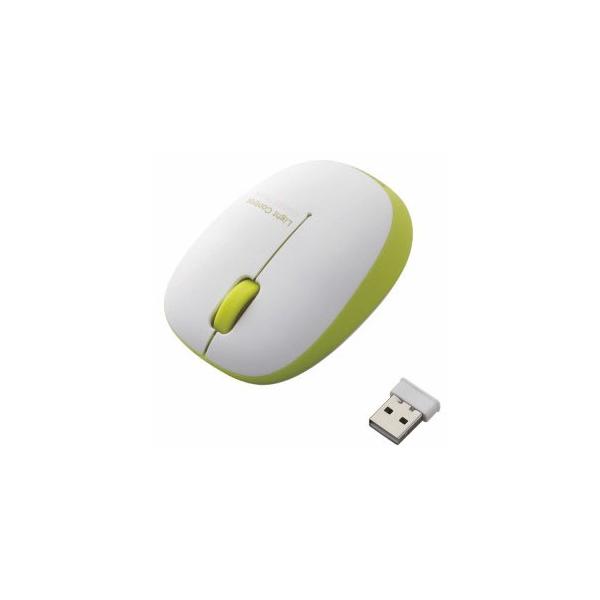 ふわっと軽く、疲れにくい!小型軽量設計で、軽い力で操作できるワイヤレスタイプのBlueLEDマウス。エレコム / えれこむ / ELECOM /