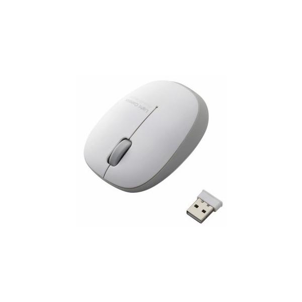 ふわっと軽く、疲れにくい!小型軽量設計で、軽い力で操作できるワイヤレスタイプのBlueLEDマウス。エレコム / えれこむ / ELECOM /