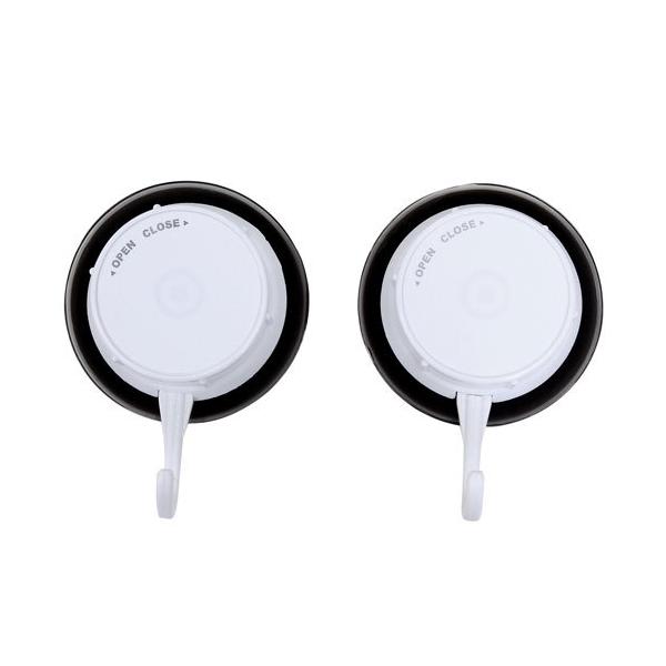 【商品説明】超強力吸着！吸盤フックです。吸盤を押し付けながら右にカチッとなるまで60°回すと、真空状態となり、しっかりと吸着できます。【用途】小物の壁掛けに【仕様】色：ホワイト耐荷重(kg)：1.5材質：本体ABS、吸盤、吸盤ポリウレタン【...