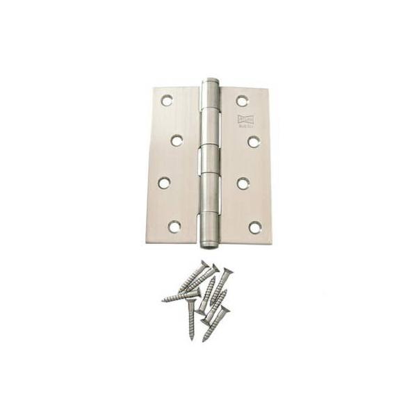 軸を脱着できる蝶番です。家具・タンスの蝶番(丁番)シリーズ家具・建具の開き扉用丁番。蝶番の開き角度が90度のときに軸を抜くことができます。■サイズ：102×76mm■カラー・仕上：ヘアライン■入数：1■ステンレスhilogik / はいろじっく