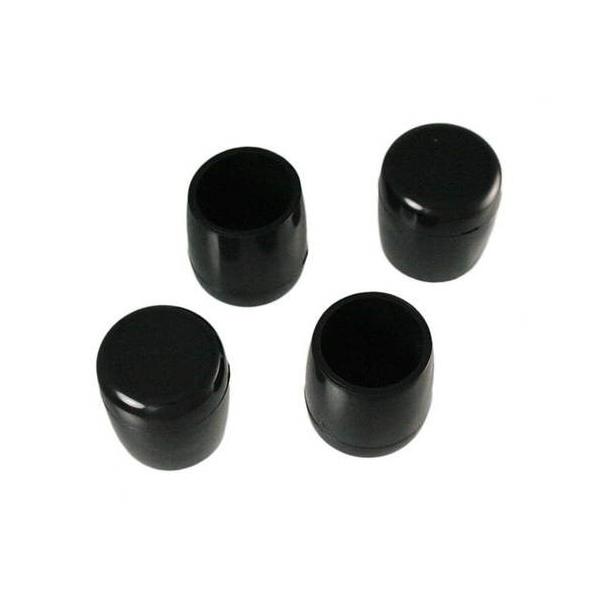 パイプ脚用キャップです。防音・防振ゴム・スポンジ・フェルト・フィルターシリーズ騒音・床の傷防止。騒音や床・フローリングの傷を軽減します。■サイズ：内径24mm■サイズ：高さ34mm■色：黒■エラストマー樹脂hilogik / はいろじっく