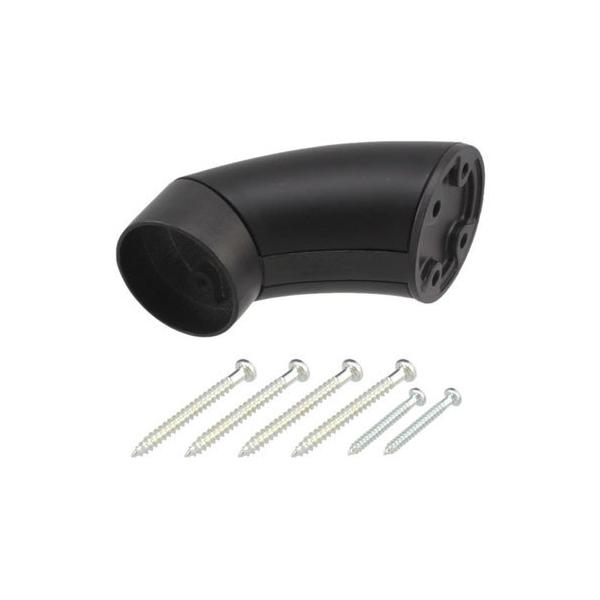 手摺用のエンドブラケットです。【仕様】入数：1カラー：ブラックhilogik / はいろじっく