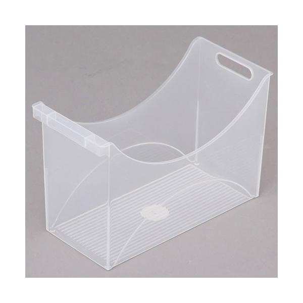 デスクの引き出し内やキャビネット内の書類整理に便利なA4サイズのファイル収納ボックスです。底面を山切形状にすることでファイルや書類が溝に入り、倒れにくくなります。2ヵ所のインデックススペースでデスクの引き出しやキャビネットの中でも認知がしや...