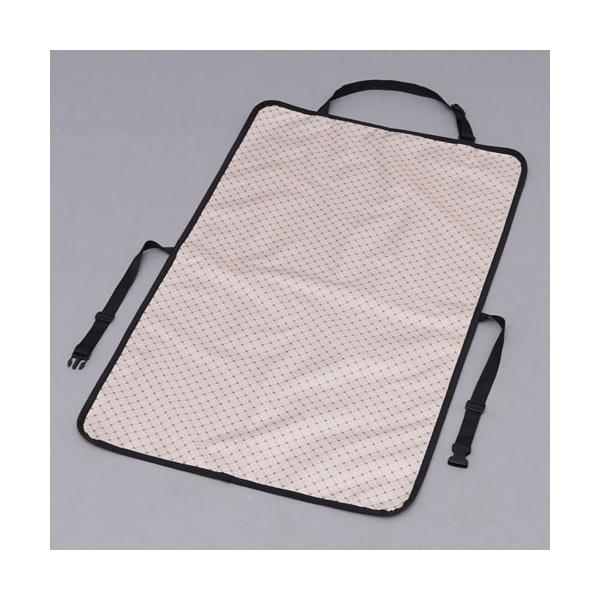 車内の汚れを防ぐ簡易型のドライブシートです。シートの表面には撥水加工、裏面には防水加工が施されているので、水分が染み込むことなく、拭き取ることができます。汚れても水洗いできます。付属ベルトをヘッドレストとシートに固定し、助手席で使えるサイズ...