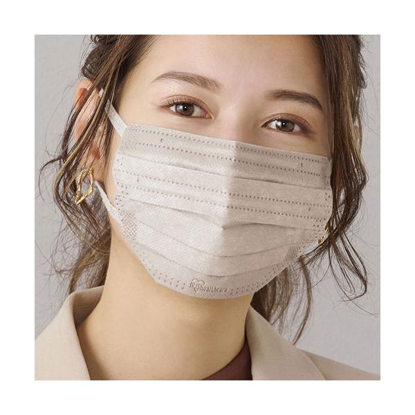 マスクの性能の指標となる日本産業規格「JIS T 9001 （一般用マスク）」に適合している不織布マスクです。フェイスラインをすっきり見せる「小顔カット形状」と3Dワイヤーによる立体プリーツ構造で、正面も横顔もキレイな印象に導きます。小顔カ...