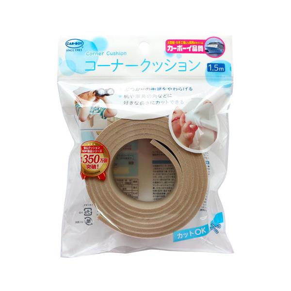 【商品説明】クッション性の高い素材を使用しているため、ぶつかった時の衝撃をやわらげ、コブや傷から守ります。接着面がシールのため、簡単に貼れて簡単にはがせます。特殊粘着加工により、はがしたあとも粘着剤がのこりにくくきれいに剥がせます。【用途】...