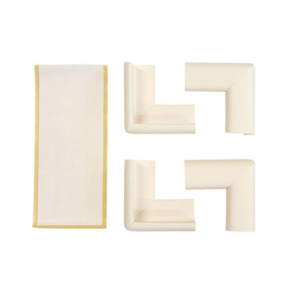 【商品説明】クッション性の高い素材を使用しているので、ぶつかった時の衝撃をやわらげ、コブ等のケガから守ります。テーブルの角やテレビ台の角などに、付属の両面テープで簡単に取り付けできます。クッション性の高い素材を使用しているので、ぶつかった時...