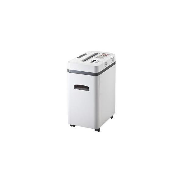 ●用紙の細断形状はセキュリティ性の高い2×12mm微細マイクロカットです。●A4コピー用紙最大6枚とDVD又はCD、クレジットカード1枚が細断できます。●オートスタート/ストップモード機能搭載。投入口に紙が投入されると自動的に細断。終了する...