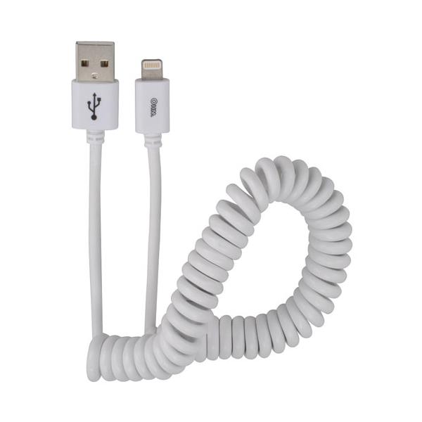 【特長】■ Appleの正規ライセンス取得製品■ USBポートとライトニングコネクタ搭載機器を接続し、充電・データ転送できます。■ 伸びて絡みにくいカール式ケーブルです。【仕様】■ 対応機種は、以下の通りです。iPhone6/iPhone6...