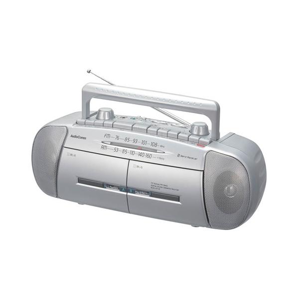 【特長】●懐かしのカセットテープをダブルカセットで多彩に楽しめます。●ダブルカセットだから連続再生、ダビングもできます。●録音マイク内蔵、外部マイク端子付きでカラオケ録音にも対応しています。●口径76mmスピーカー2基搭載、最大出力1.8W...