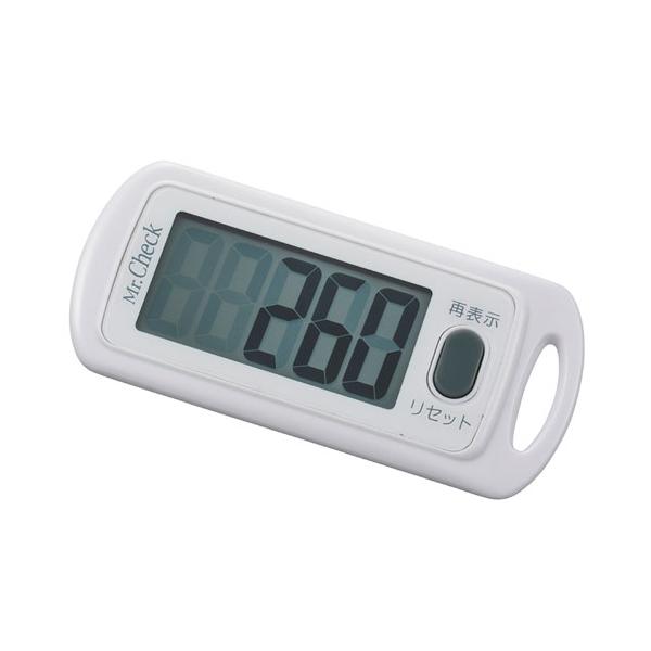 【特長】● 歩数をかんたんに計測● 3Dセンサー搭載● 設定不要ですぐに使用できます。● 省エネタイプ● 見やすい大画面【仕様】■ 検出方式：3次元加速度センサー■ 表示部：液晶デジタル表示■ 表示内容：歩数…0〜99999歩■ 歩行精度：...