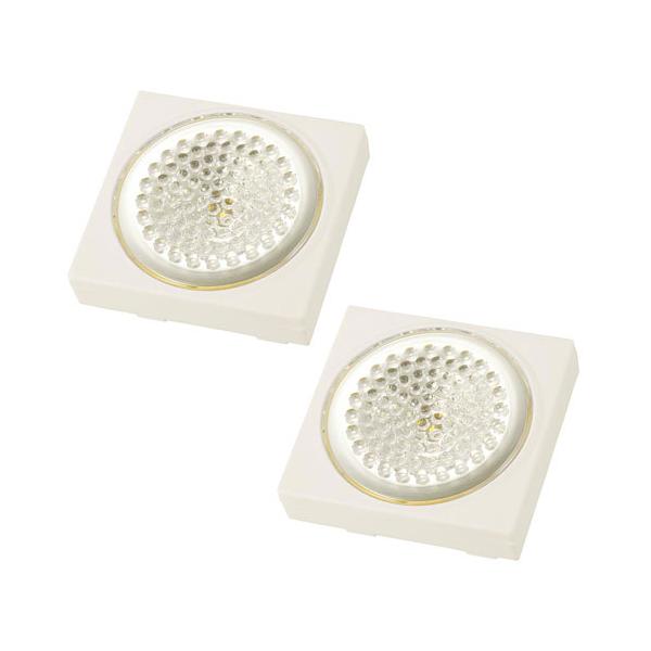 ■ワンップッシュで点灯■電池式でミニサイズだから狭い場所でも取付OK■キッチンやキャビネットの中、子供部屋の夜間用ランプ、車内の追加照明などに■取付けに便利なプレート付【仕様】電源：単4形乾電池×3本(別売)光源：LED×1灯(交換できませ...