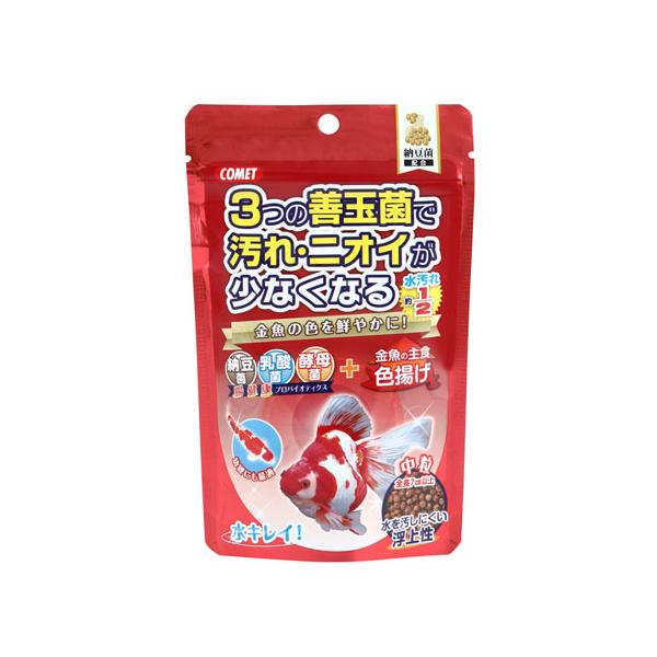 ▲商品の特性上、基本的にご返品を承ることが出来ません。何卒ご了承ください。（返品・キャンセル不可）金魚の色を鮮やかに！●プロバイオティクス効果納豆菌、乳酸菌、酵母菌が、金魚の腸内で善玉菌を活性化させ、腸内細菌のバランスを整えます。●水の汚れ...