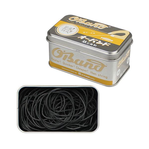 新しさと懐かしさが感じられるオーバンドシルバー缶。シンプルなデザインでさりげない存在感が魅力です。中にはカラフルな輪ゴムが入っています。番手：#16内径(mm)：38折径(mm)：60幅(mm)：1.1厚さ(mm)：1.1共和 / キョウワ...