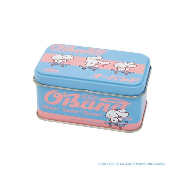 オーバンド×サンリオキャラクターズ。茶色と黄色のパッケージでおなじみの輪ゴム”オーバンド”と”サンリオキャラクターズ”とのコラボ商品が誕生。ハローキティ、シナモロール、マイメロディ、クロミの全4アイテム。缶も輪ゴムも、それぞれのキャラクター...