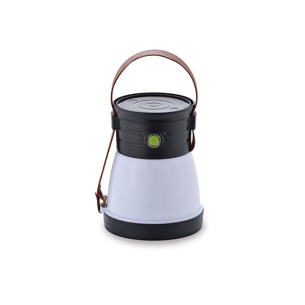 ■懐中電灯＆ランタンライト。■レザーベルトで持ち方を切替えられます。【仕様】商品サイズ：直径103×109×134mm商品重量：205g電源：単四乾電池×3本(別売)光量切替え：強・弱・点滅、ズームライト、レザーベルトで持ち方切替え材質：A...