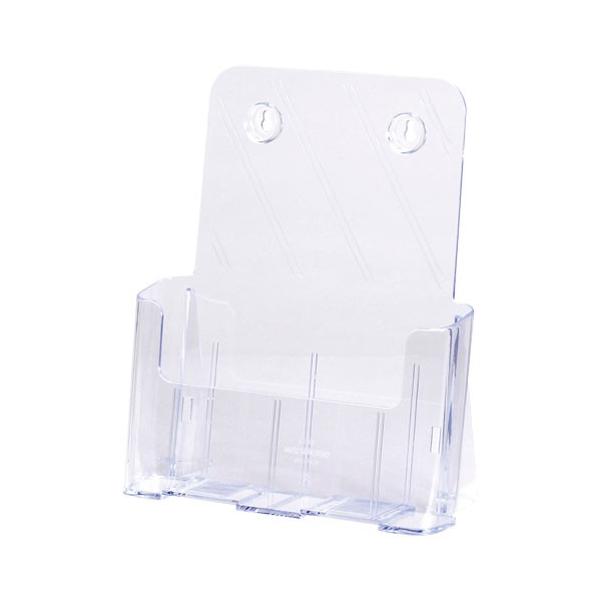 ■ 入数： 1台■ 規格： A4判タテ1段■ 外寸： 幅235×奥95×高273mm■ ポケット内寸： 幅225×奥40mm■ 重量： 279g■ 材質： PSSEKISEI / sedia / せきせいパンフレットスタンド / オフィスア...