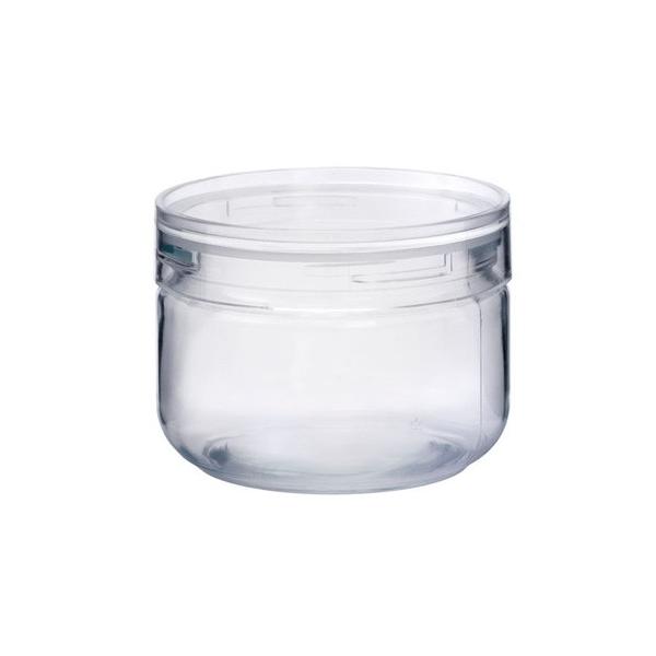 広口だから容器の底まで洗えて衛生的です。キャップが透明で中身が確認しやすいです。材質：本体/ソーダガラス、フタ/メタクリル樹脂、パッキン/ポリエチレンメーカー品番：S3容量(cc)：170直径×高さ(mm)：84×61