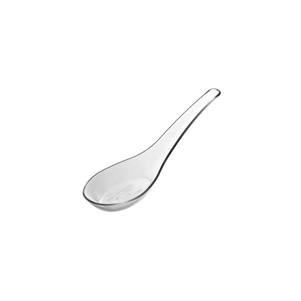 クリアなレンゲがスープや食材を引き立てます。おしゃれな一口前菜にも便利です。食器洗浄機対応■ 製品サイズ(重量・容量)約158×44×43mm(12g)■ 材質本体：PCT樹脂■ 製造国日本製エンテック / えんてっく / ENTEC