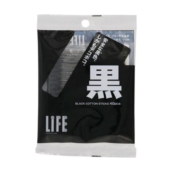 耳垢が取れたのがよく見える黒綿の綿棒。●両側凸凹型綿球でしっかり汚れを掻き出します。HEIWA MEDIC / へいわめでぃっく