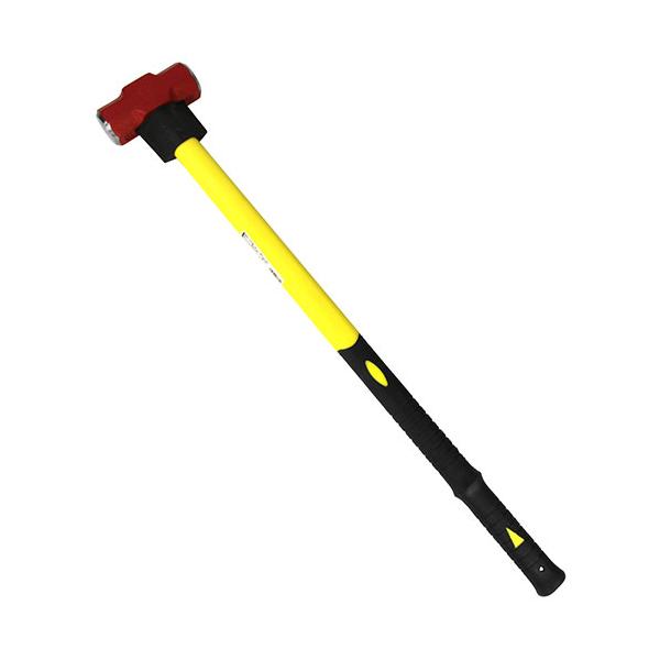 カケ・破損から柄を守るプロテクションラバー付きです。【用途】鉄工、土木、建築での打ちつけ、割り、ハツリ作業等。【機能・特徴】折れ・曲がりに強いファイバーグラス柄に、カケや破損から守るPP（ポリプロピレン）でカバーしています。ヘッドのつけ根部...