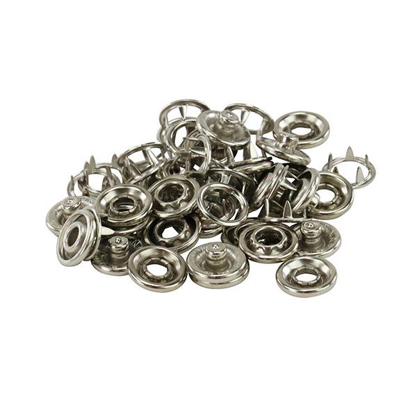 スナップボタンの取付け・修理・交換用の玉です。■スナップボタンの取付けや補修・交換。■メッキ仕上げで装飾性に優れた、10mmタイプのホックスナップボタンです。【仕様】最大取付厚：約1.0mm対応本体：NO.3200MT(10mmコマ)対応本...