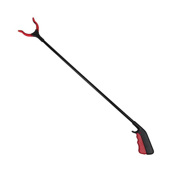 立ったまま楽にゴミ拾いができます。■ゴミ拾い。■庭まわりの清掃作業、小物のピックアップに最適です。■キャッチ部のラバーグリップで滑らずにキャッチします。■キャッチ部の磁石が、クリップやネジなどの小物をキャッチします。【仕様】サイズ：幅100...