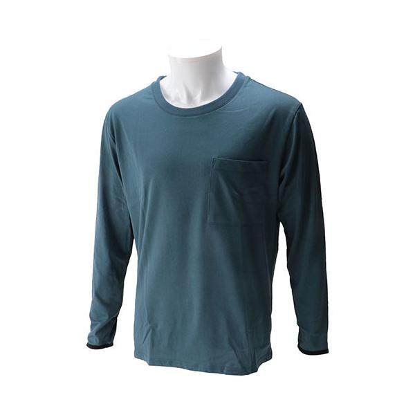 CVCの伸縮性抜群素材で、程よいフィット感です。【用途】ワークウェア(シャツ)。【機能】襟は2重で伸びにくく、長袖袖口はパイピングテープでしっかりフィットします。CVCで暑い夏も快適、汗も素早く乾く洗濯もラクチン、ストレッチ性も優れておりス...