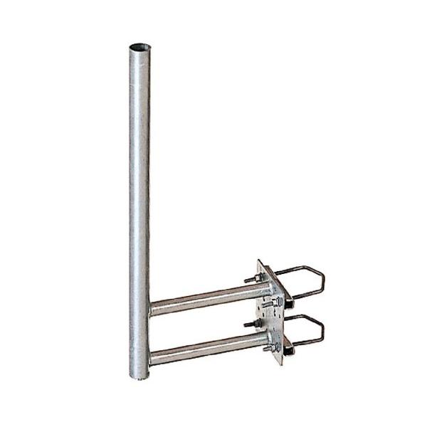 地上デジタルアンテナやBS・CSアンテナを取付けるための金具です。（地上デジタルアンテナは、適合マスト径をご確認ください）BS・CSアンテナ 50cm以下用溶融亜鉛メッキ（KSGメッキ）質量(重量)(kg)：約2.4マスプロ電工 / ますぷ...