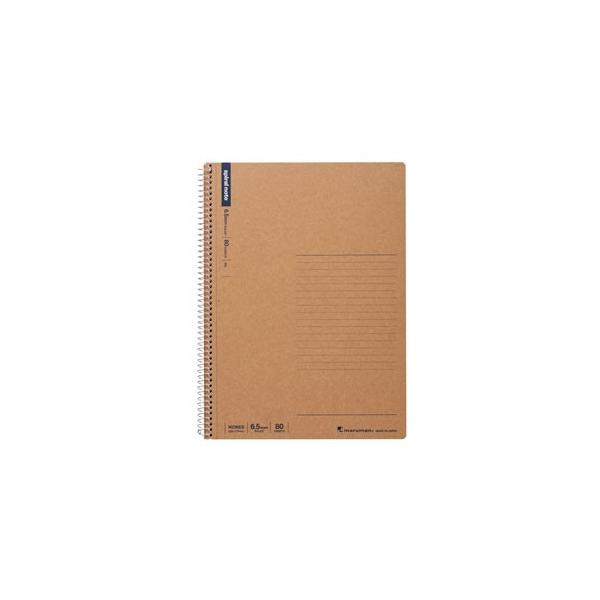 ■ 入数： 1冊■ 中紙枚数： 80枚■ 罫種類： 6.5mm罫×32行■ 外寸： 縦252×横185mm■ 材質： 表紙＝クラフトボール，中紙＝筆記用紙■ ミシン目入マルマンプロダクツ / maruman / まるまん文房具 / 新学期 ...