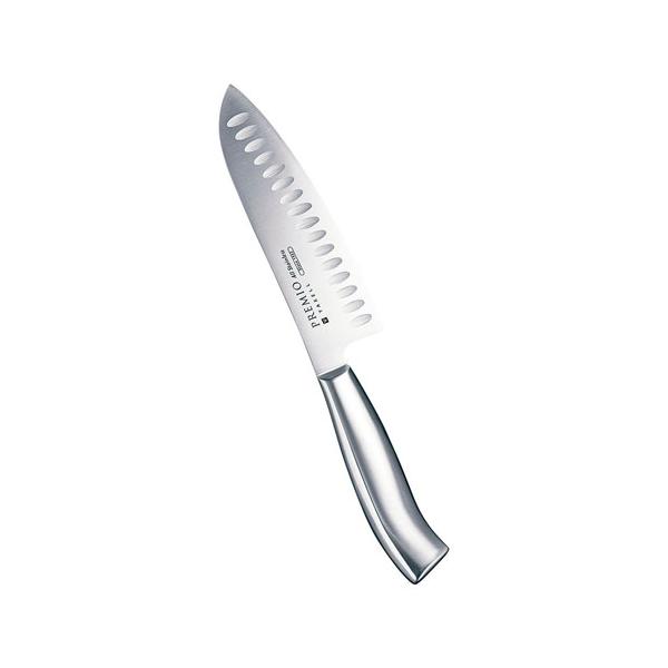 ●ステンレス中空ハンドル構造にすることにより理想の重量バランスを実現しました。●切れ味を重視したステンレス刃物、ハンドルはサビに強い18-8ステンレススチールを採用。●ブレードからハンドルまで一切つなぎ目の無い一体構造になっている為、洗いや...