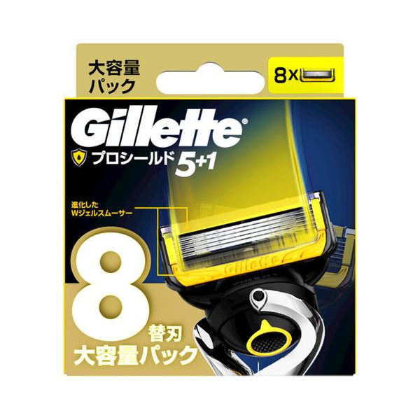 New！ 世界売上No.1ジレット                       ●すべてのプロシールド、プログライド、フュージョン、スキンガードのホルダーで使用できます。●W潤滑ジェルスムーサー…より進化した高潤滑成分配合。刃があたる前にコ...