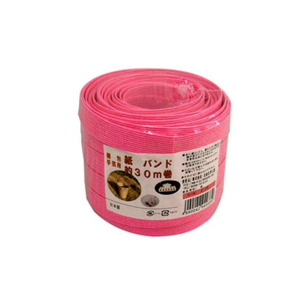 手芸用に多く使われています。小物入れ等、いろんな色を組み合わせて。クラフトアートに色：ピンクサイズ：幅15.5mm×長さ約30m材質：再生紙