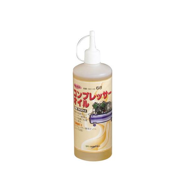 レシプロ用適度な粘度と専用添加剤を配合。クランクケース内のオイル劣化がはげしく良質のオイルが必要です。内容量：500ml【用途】コンプレッサー専用オイル(レシプロ型)メーカー説明書を確認の上、給油してください。