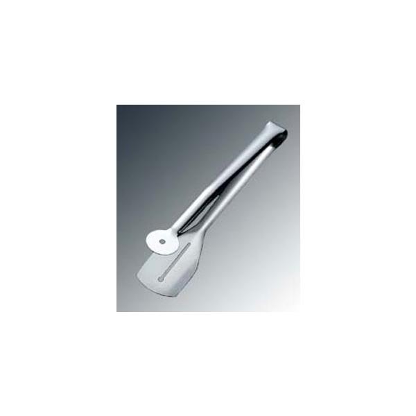 ■ とてもしっかりしていて、グリルトングとして「うってつけ！！」■ グリップエンドに引掛が有るのでお皿の中にスベリ込みません。■ 外寸295■ 材質18-10ステンレス