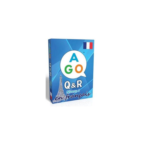 フランス語を楽しく学ぼう！大好評のAGOカードゲームにフランス語版が登場です！36のシンプルで実用的な質問を収録。遊びながら楽しくフランス語を練習できます！内容：カード54枚、説明書(英語、フランス語)カードサイズ：65 x 90mm