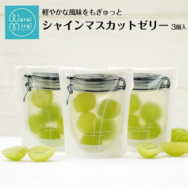 【発売日：2025年10月01日】爽やかな香りと上品な甘みで人気のシャインマスカットを贅沢に使った、果実感あふれるゼリーが新登場。収穫最盛期にたっぷり確保したフレッシュな果実をそのまま閉じ込め、ジューシーでみずみずしい味わいに仕上げました。...