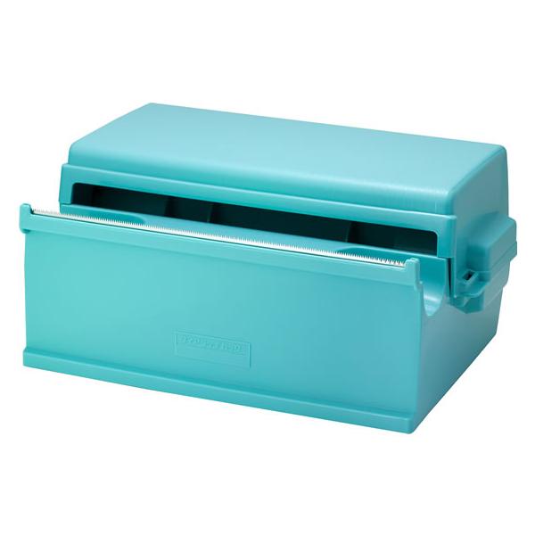 【仕様】●対応フィルム幅：２５０・３００ｍｍ●サイズ：幅３６４×奥行２３８×高さ１６２ｍｍ●重量：１．１ｋｇ●本体のみ（ラップは付属していません）●ラップを引っ張って押し下げると切れます。●お店や事務所で手軽にラップ。　5offcp_06