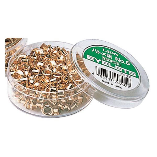 【仕様】●穴径：４ｍｍ●材質：真鍮メッキ●１ケース：２５０個