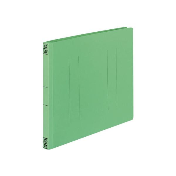 【商品説明】樹脂製とじ具なので保持力が強く書類がずれません。【仕様】●表紙色：緑●サイズ：Ａ４ヨコ●外寸法：縦２２６×横３１３ｍｍ●背幅：１８ｍｍ●とじ厚：１５ｍｍ●収容枚数：１５０枚●穴数：２穴●穴間隔：８０ｍｍピッチ●樹脂製とじ具●材質...