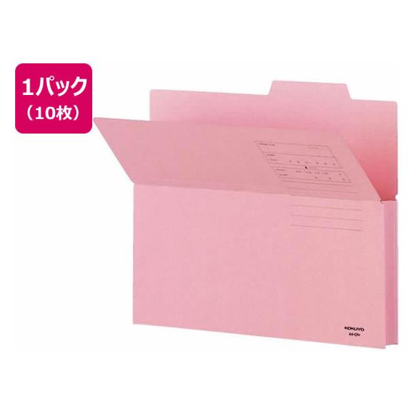 【仕様】●色：ピンク●サイズ：Ａ４●外寸法：縦２４０（＋見出し１５）×横３１１ｍｍ●マチ幅：３０ｍｍ●マチ：有●対応機種：連続伝票用紙３０４．８×２２８．６ｍｍ（Ｙ１２×Ｔ９）に対応●材質：色板紙（古紙パルプ配合）●注文単位：１パック（１０...