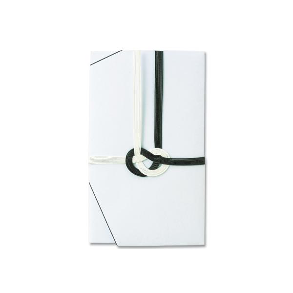 【仕様】●種類：斜折金封　黒白●サイズ：縦１８５×横１１０ｍｍ●西日本用●注文単位：５枚（１パック）●中袋なし