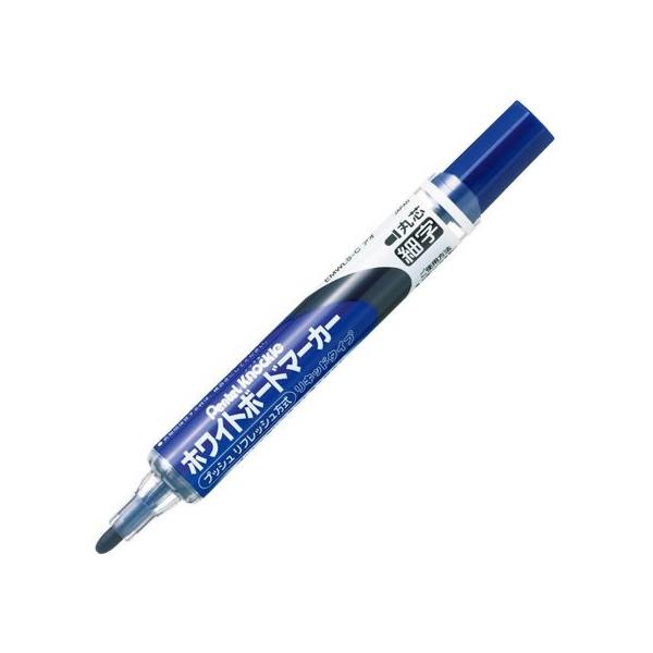 【仕様】●品番：ＥＭＷＬＳ●油性アルコール系インキ●プッシュリフレッシュ方式●丸芯●インク色：青●直液式●線幅：１．６ｍｍ●薄くなってきたらワンノック。プッシュリフレッシュ方式採用。●長さ：１３５ｍｍ●グリーン購入法適合●ＧＰＮエコ商品ねっと掲載