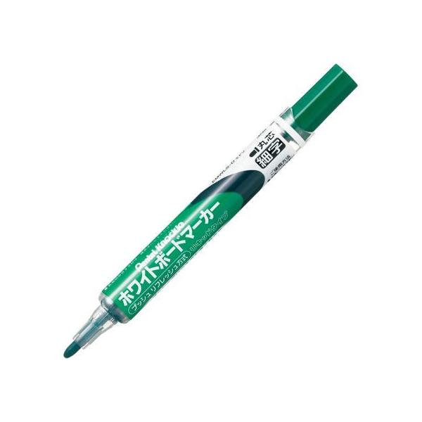 【仕様】●品番：ＥＭＷＬＳ●油性アルコール系インキ●プッシュリフレッシュ方式●丸芯●インク色：緑●直液式●線幅：１．６ｍｍ●薄くなってきたらワンノック。プッシュリフレッシュ方式採用。●長さ：１３５ｍｍ●グリーン購入法適合●ＧＰＮエコ商品ねっと掲載
