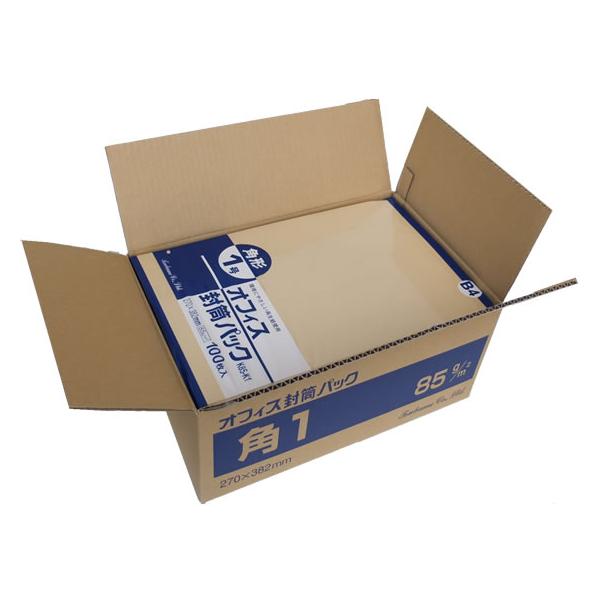 【仕様】●規格サイズ：角1●紙厚：85g／m2●郵便番号枠なし●口糊：なし●貼り合わせ：センター貼り●古紙配合率40％●注文単位：1箱(500枚)●グリーン購入法適合●gＰＮエコ商品ねっと掲載　5offcp_07