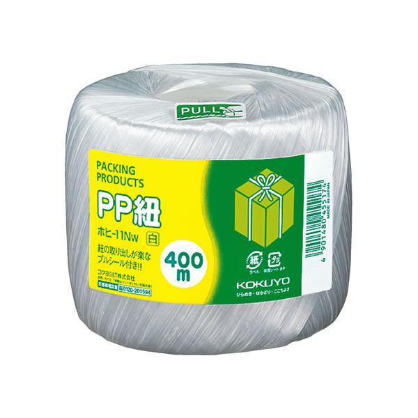 【仕様】●巻き長さ：４００ｍ●材質：ＰＰ●巻き方法：玉巻き●ひもの太さ：幅６×厚さ１ｍｍ●小包の荷造りや、商品の包装用に、最適で丈夫なポリプロピレンひもです　hikkoshi_3