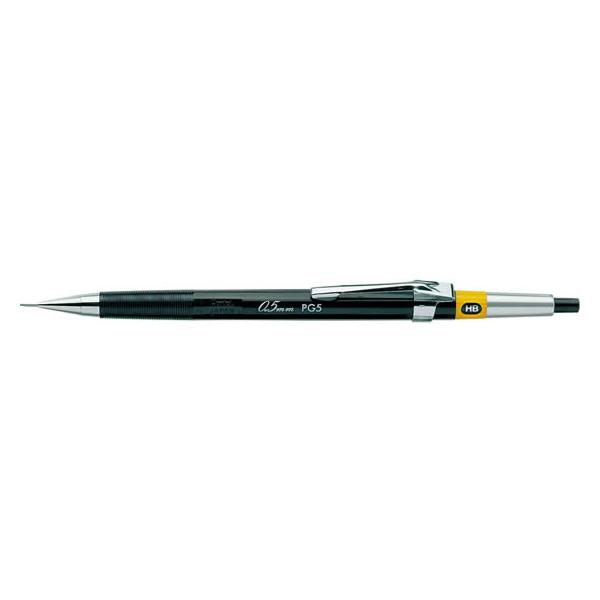 【仕様】●芯硬度表示付製図用シャープ●０．５ｍｍ●内蔵芯：ＨＢ●サイズ：１３×９×１４７ｍｍ●重さ：９．５ｇ●再生材使用率：３０％●機構：ノック式●材質／軸：再生ＡＢＳ、先金：真鍮、クリップ：鉄、ノック：ＡＢＳ●グリーン購入法適合●ＧＰＮエ...